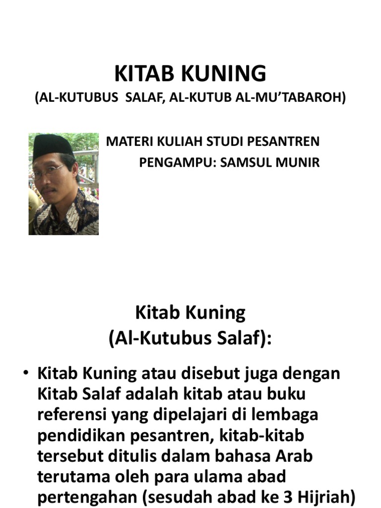 Kitab Kuning | PDF | Klasik