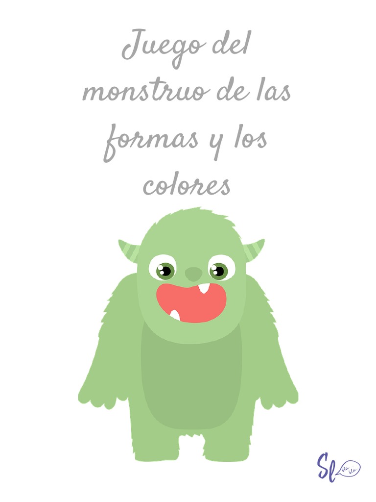 Juego Del Monstruo de Las Formas | PDF