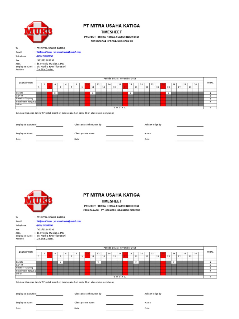 Form Timesheet | PDF | Fax | International Telecommunication Union