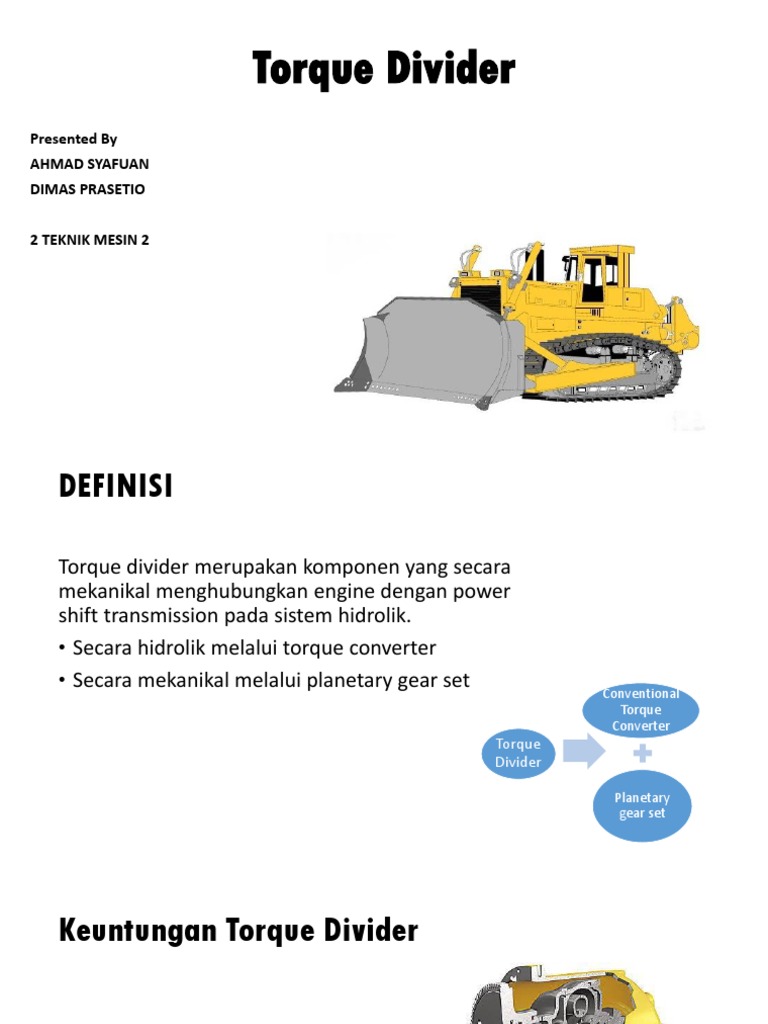 PRESENTASI Torque Divider | PDF