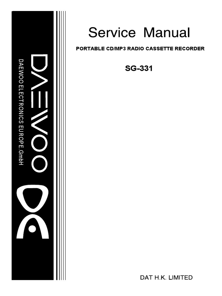 SG 331 Daewoo | PDF | Decibel | Compact Disc