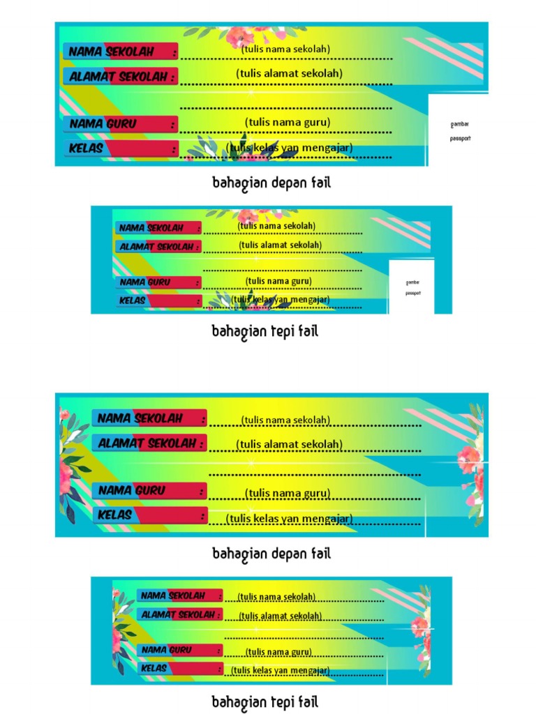 Kulit RPH Fail MGB Kelantan | PDF