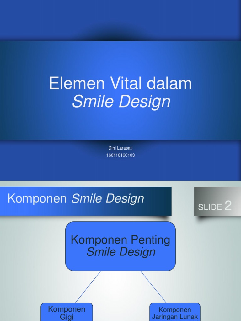 Elemen Vital Dalam Smile Design-Dini | PDF
