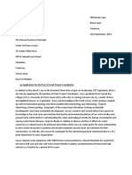 Cover Letter UNDP | PDF | Economies | Business