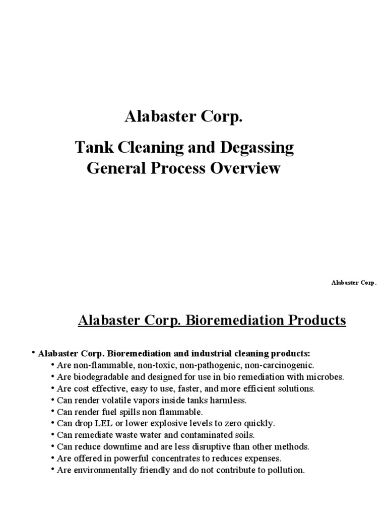 Tank Cleaning Process | PDF | Environmental Remediation | Emulsion
