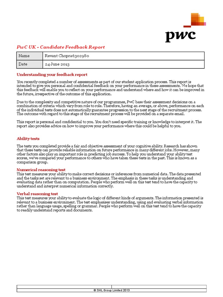 Revant Chopra PWC Report | PDF | Educational Assessment | Action ...
