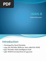 Wais IV ALL Response Booklet and Record Form | PDF