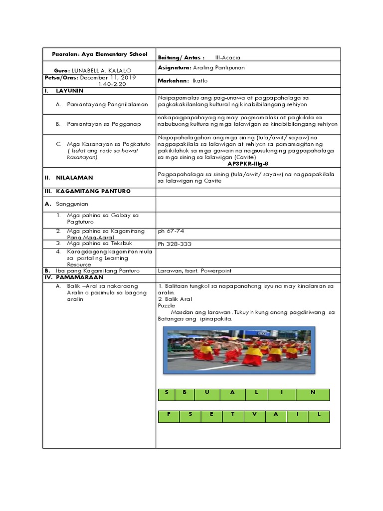 Abel Grade 3 Cot Filipino 3RD Grading 2 | PDF