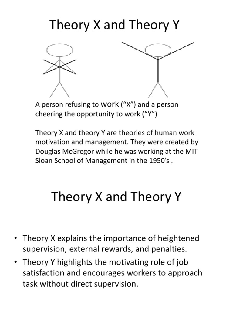 Theory X and Theory Y | PDF | Scientific Theories | Psychological Theories