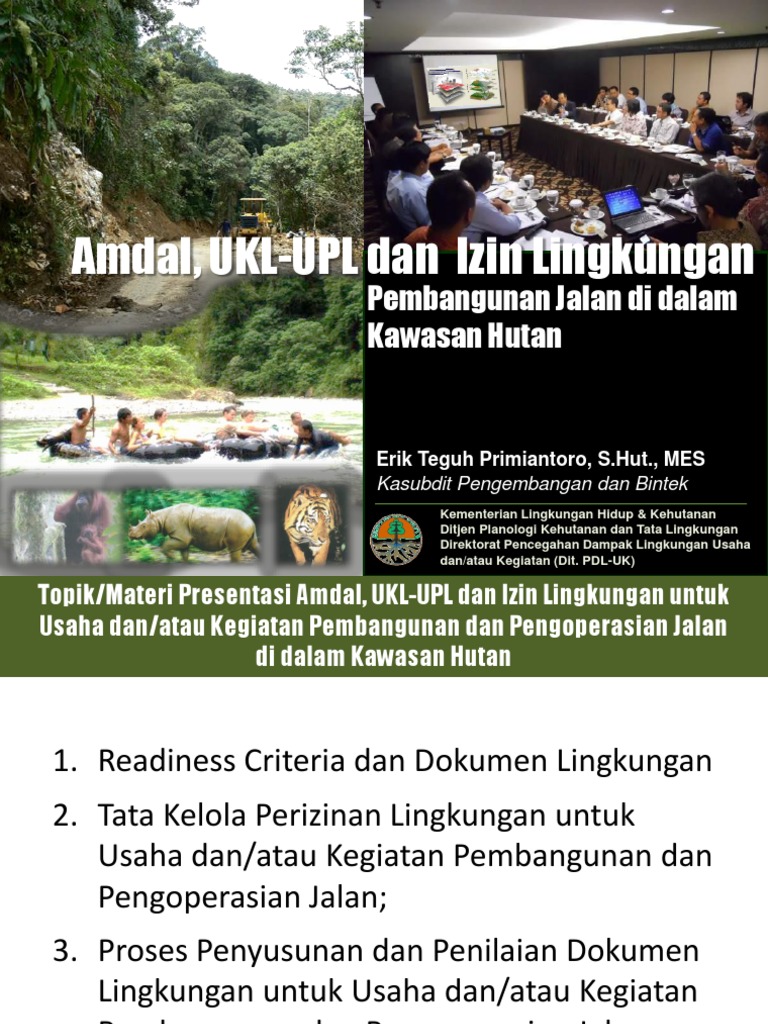 SURABAYA-AMDAL UKL-UPL DAN IL Pembangunan Jalan PU 22 Oktober 2018 | PDF