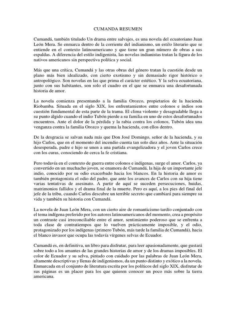 Libro Cumanda | PDF | Ficción general