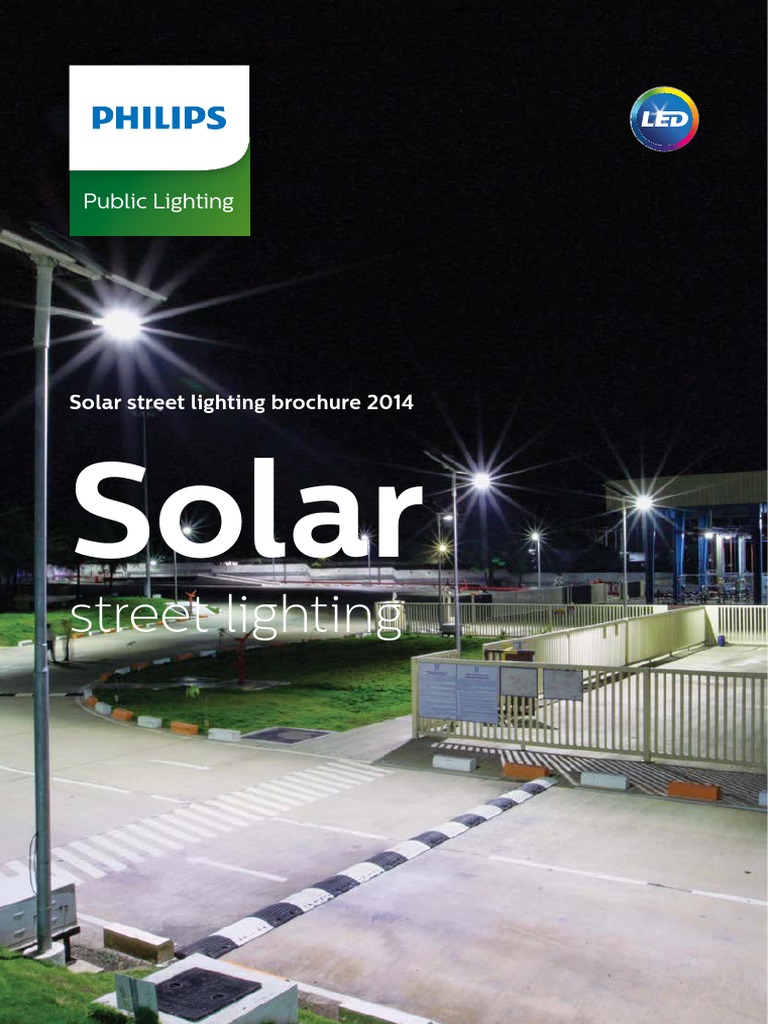 IN Philips Solar LED Lighting Brochure | PDF | Photovoltaics | Solar Power