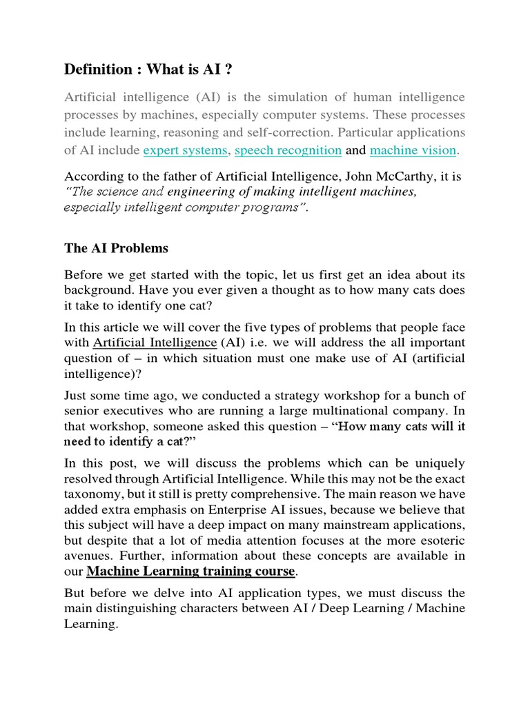 AI Chapter 1 | PDF | Artificial Intelligence | Intelligence (AI ...