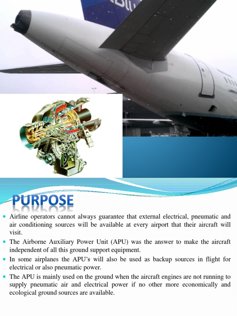 APU | PDF | Turbine | Aircraft