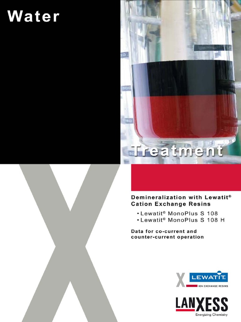 Lewatit MonoPlus S 108 L | PDF | Salt (Chemistry) | Sodium
