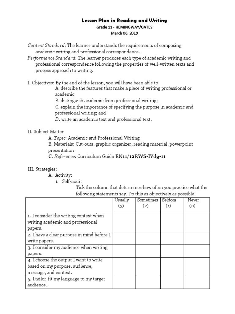 DLP For Eval | PDF | Lesson Plan | Learning