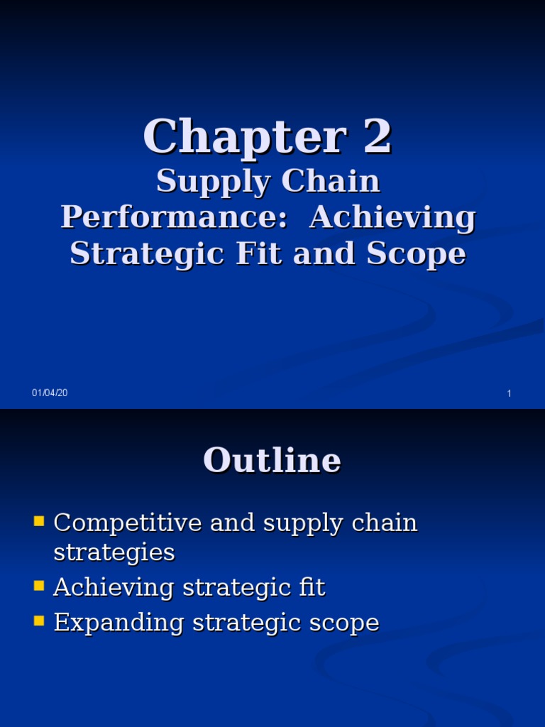 Strategic Fit | PDF | Strategic Management | Supply Chain