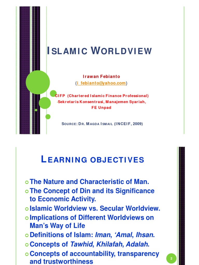 Understanding the Islamic Worldview: A Summary of Key Concepts | PDF ...