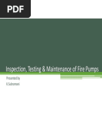 Monthly Fire Pump Churn Test Guide | PDF | Pump | Valve