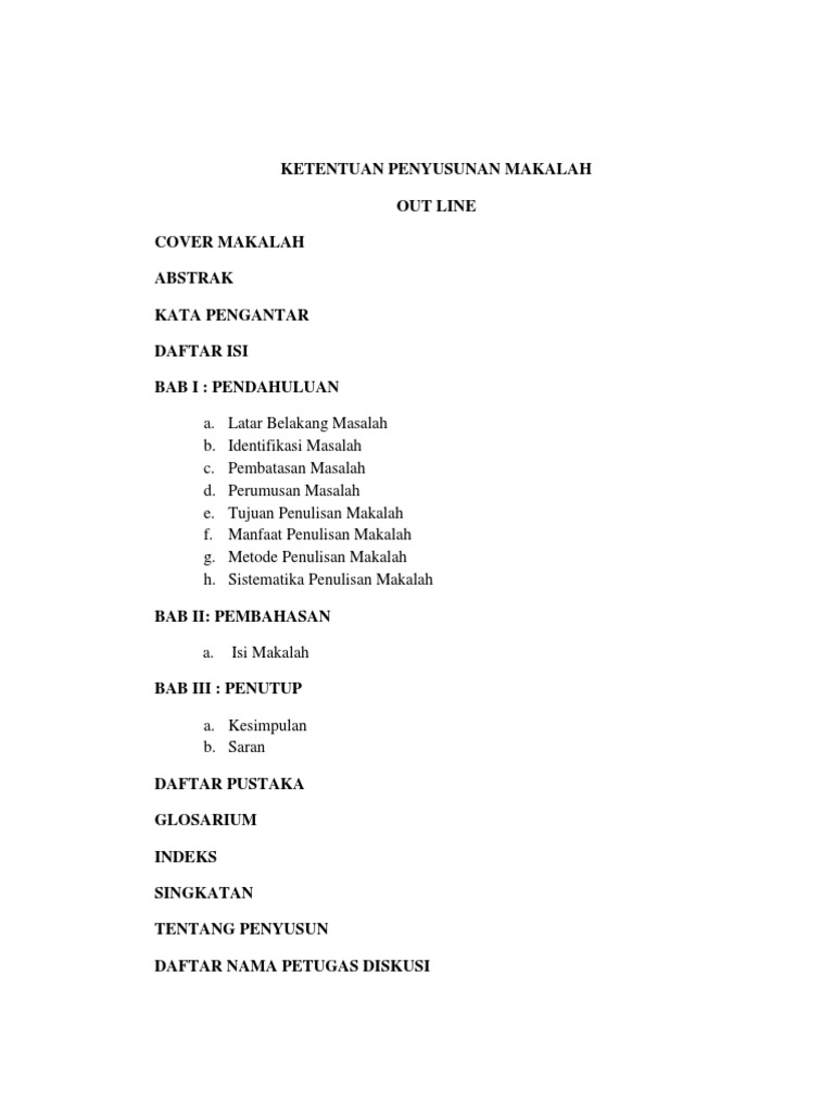 Ketentuan Penyusunan Makalah | PDF Ketentuan Penyusunan Makalah | PDF