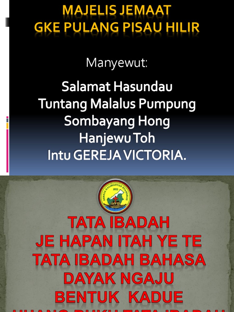 Bahasa Dayak Ngaju Bentuk II | PDF