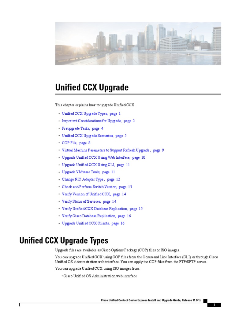 Unified CCX Upgrade Guide | PDF | Command Line Interface | Virtual Machine