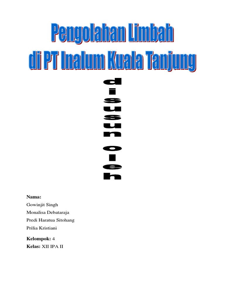 Pengolahan Limbah Di PT. Inalum | PDF