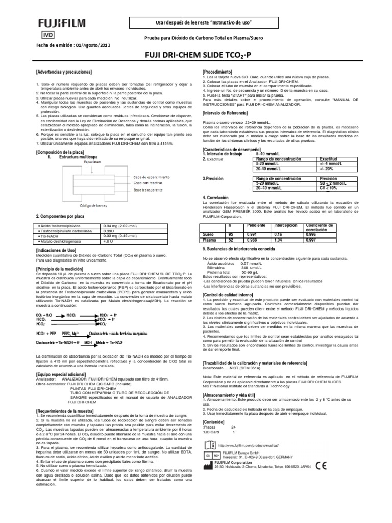 Ifu Tco2-P | PDF | Dióxido de carbono | Química