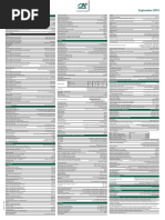 GCB Tarrif Guide 2024 | PDF | Banks | Debit Card