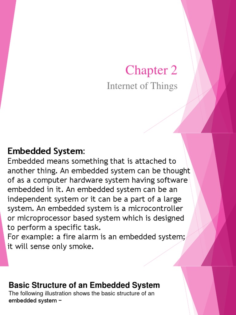 ETI-Chapter 2 | PDF | Internet Of Things | Embedded System