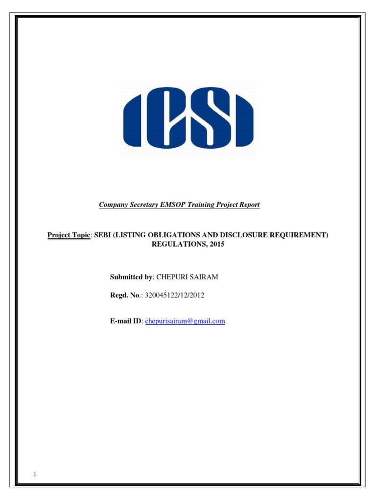 CS Project Report PDF | PDF | Board Of Directors | Corporate Governance