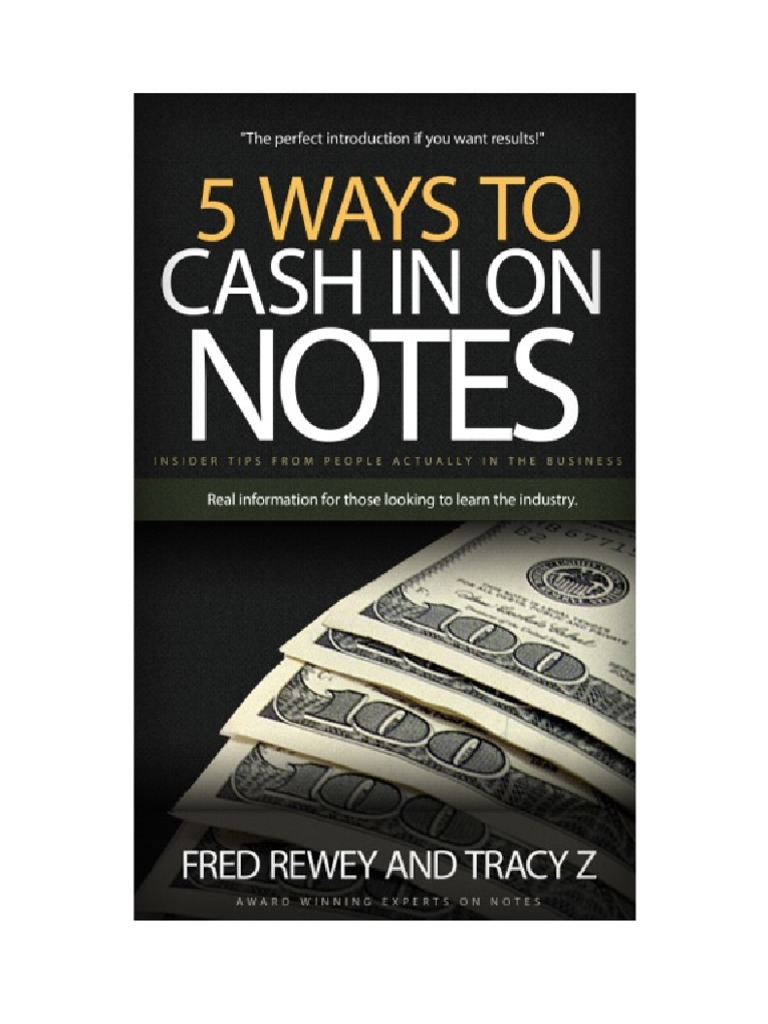 Cashing In on Private Notes | PDF | Investor | Interest