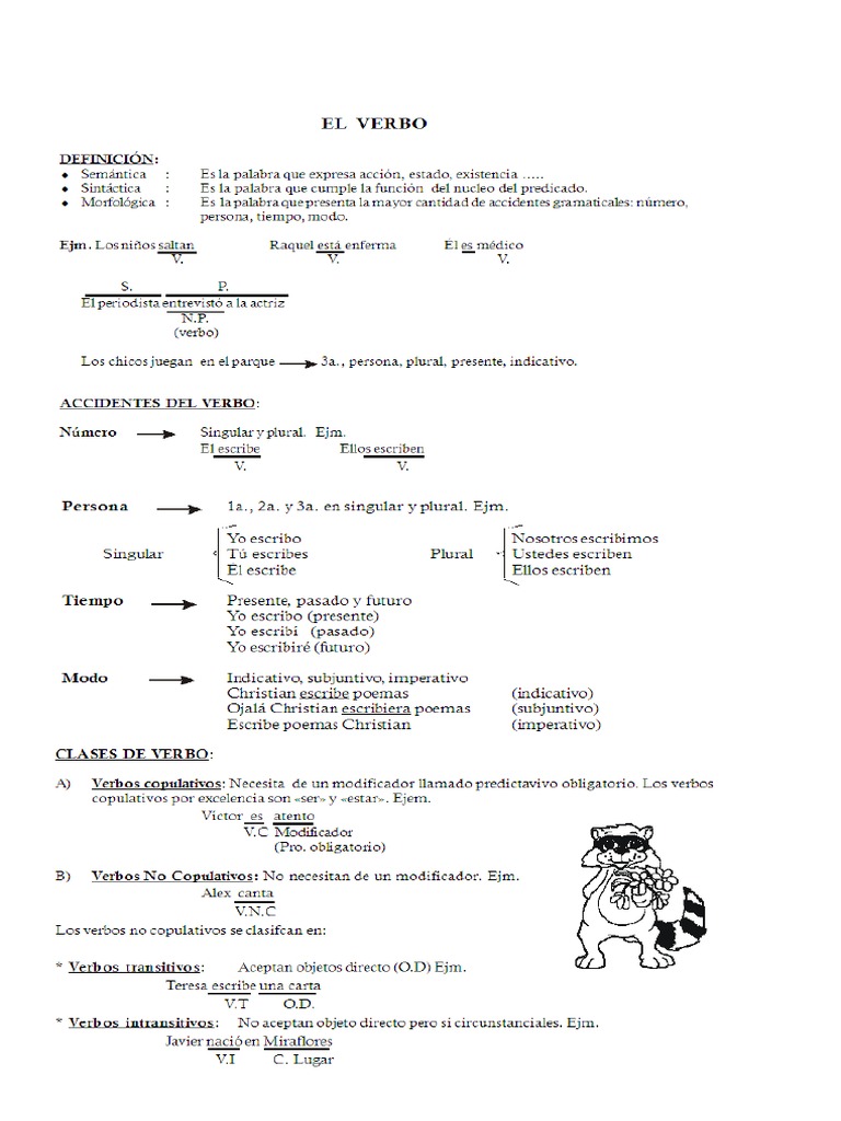 Clasificacion de Verbos | PDF | Verbo | Morfología