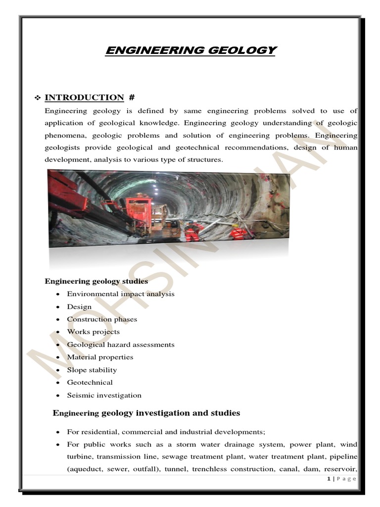 Engineering Geology | PDF | Reinforced Concrete | Buckling