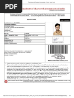 CA Inter Marksheet | PDF | Accounting | Accountant