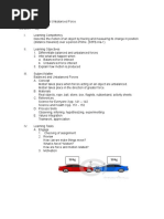 Detailed Lesson Plan in Grade 8 Science Laws of Motion | PDF | Newton's Laws Of Motion | Force