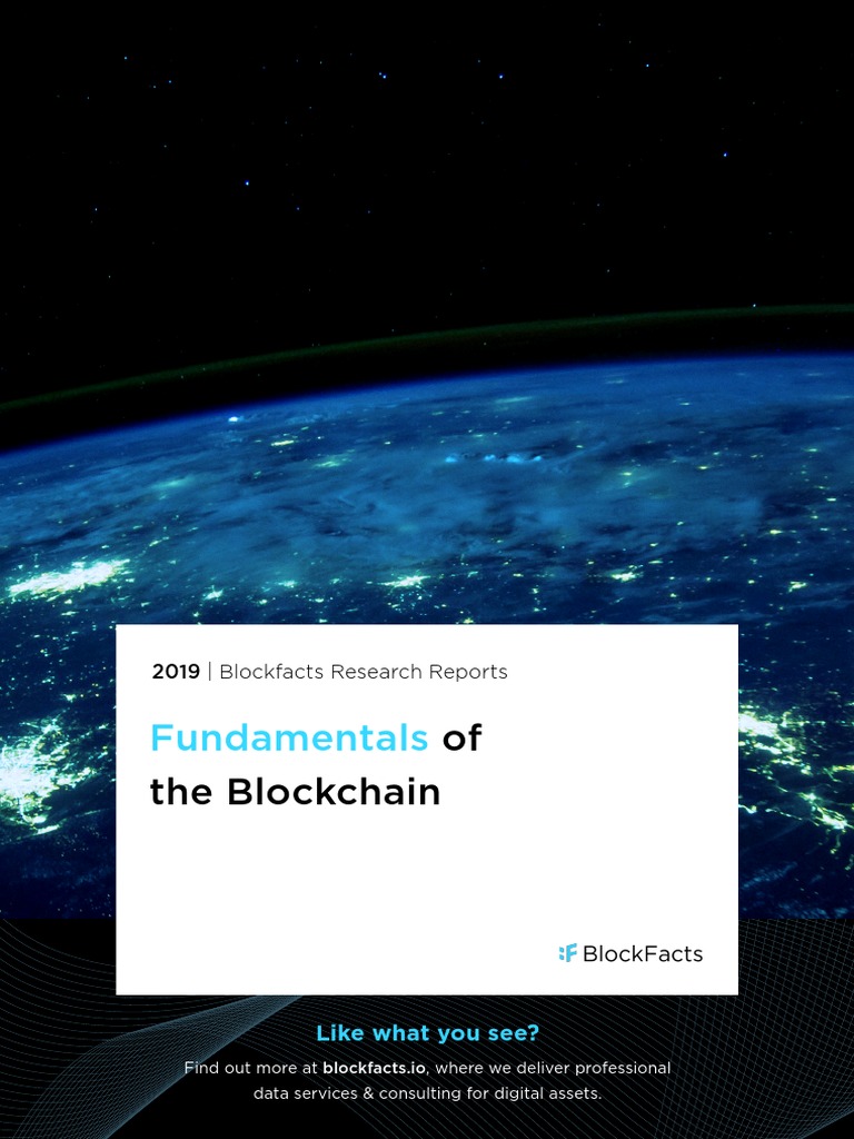 Fundamentals of The Blockchain PDF | PDF | Bitcoin | Computer Network