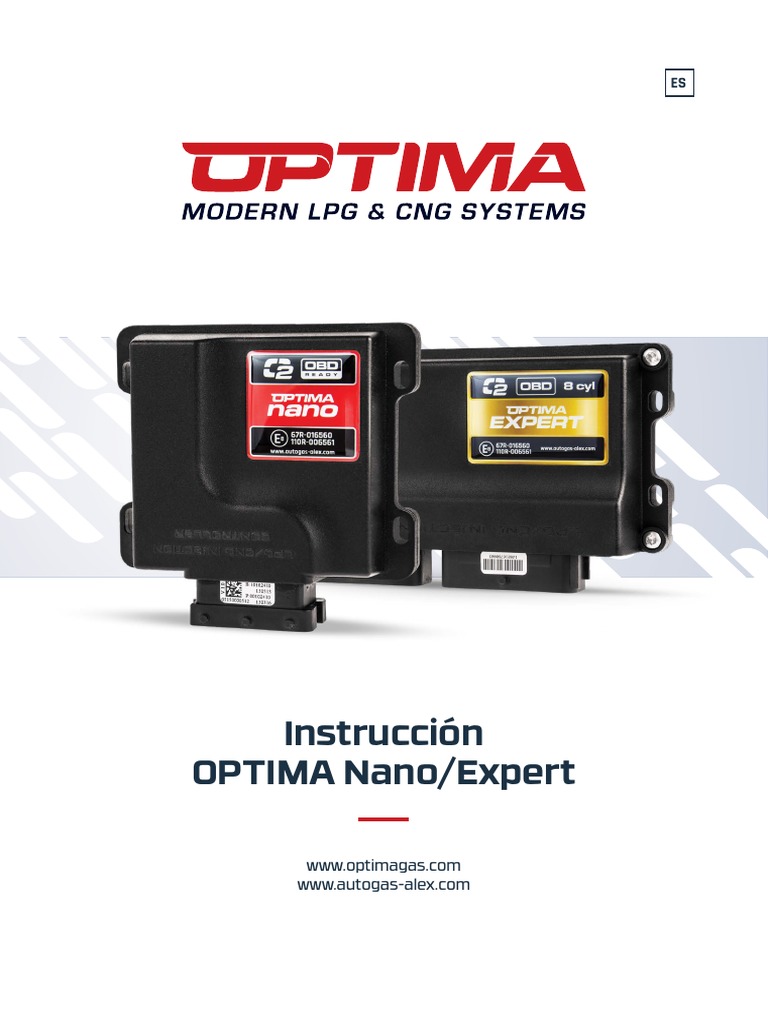 Optima Nano Expert Instrukcja ES | PDF | Propulsión | Ingeniería mecánica