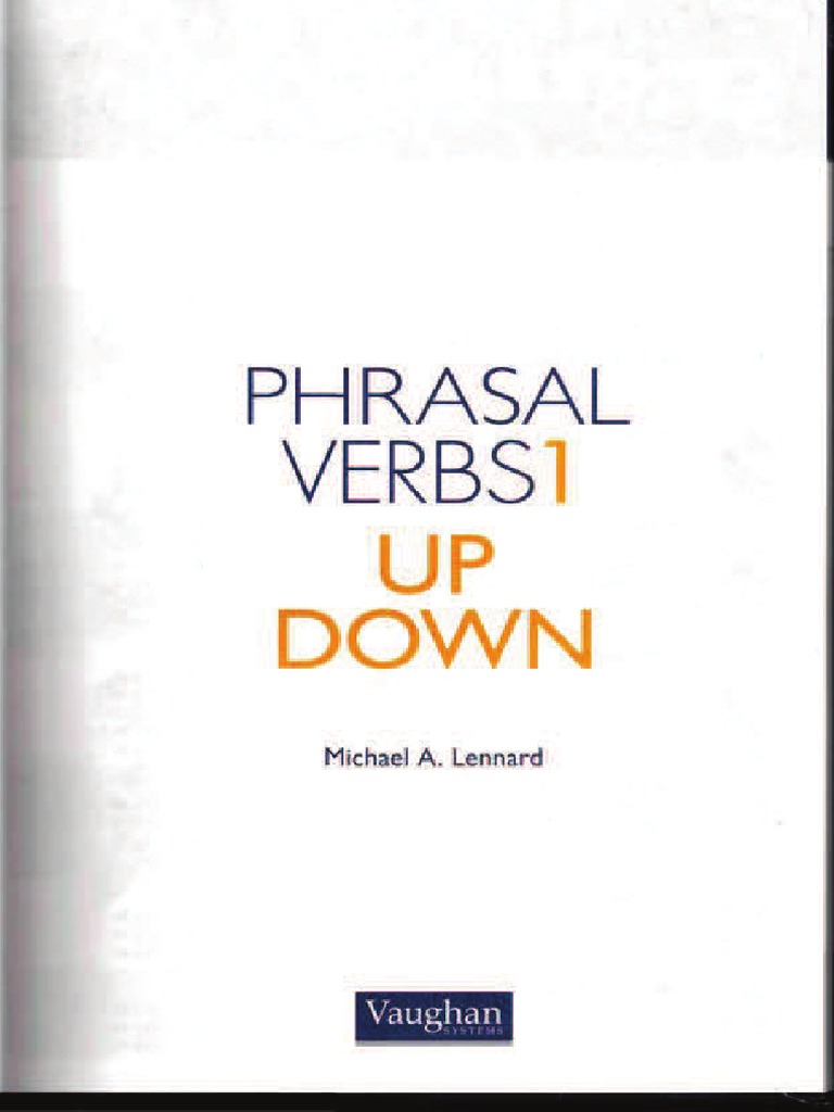 Phrasal Verbs 1 - Up & Down | PDF