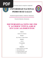 Acidez y PH Del Limon | PDF | Ph | Valoración