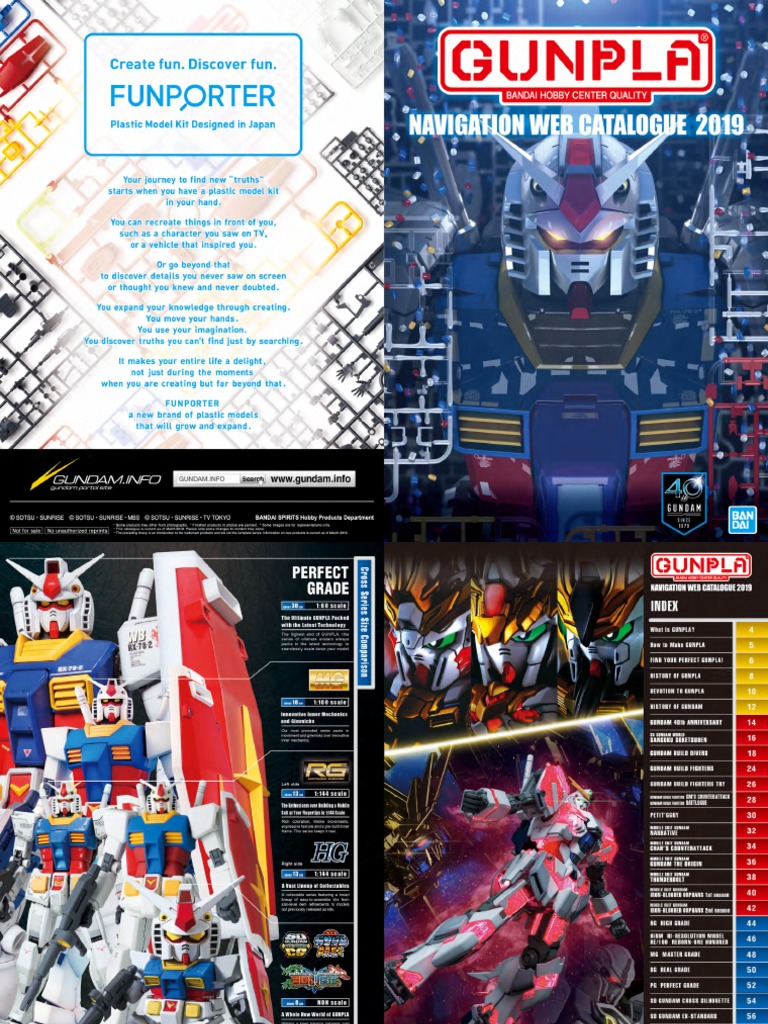 Gunpla Navigation Web Catalogue 2019 PDF | PDF