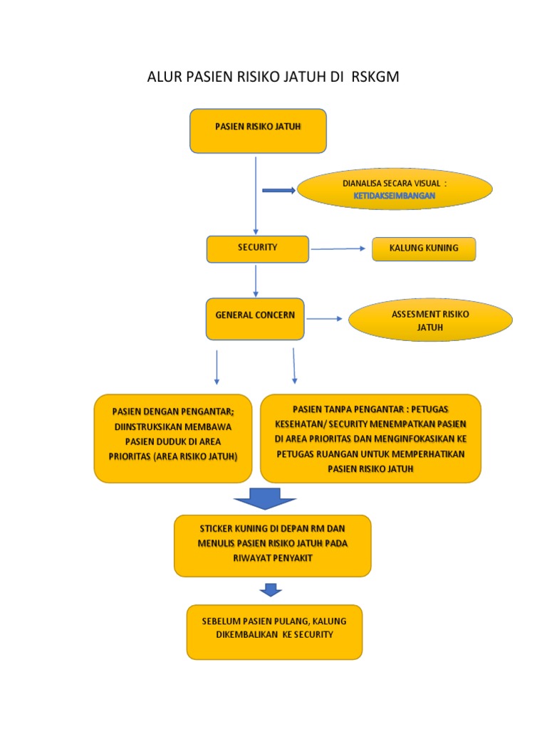 Alur Pasien Risiko Jatuh Di RSKGM | PDF
