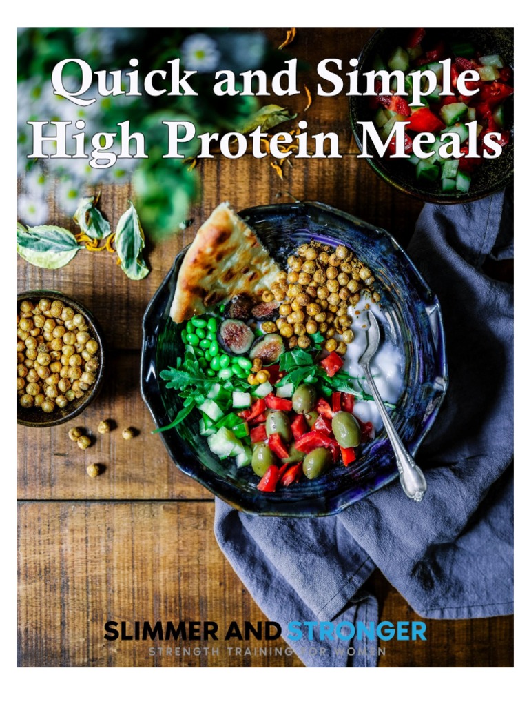 High Protein Recipes for Weight Loss | PDF | Tofu | Cooking