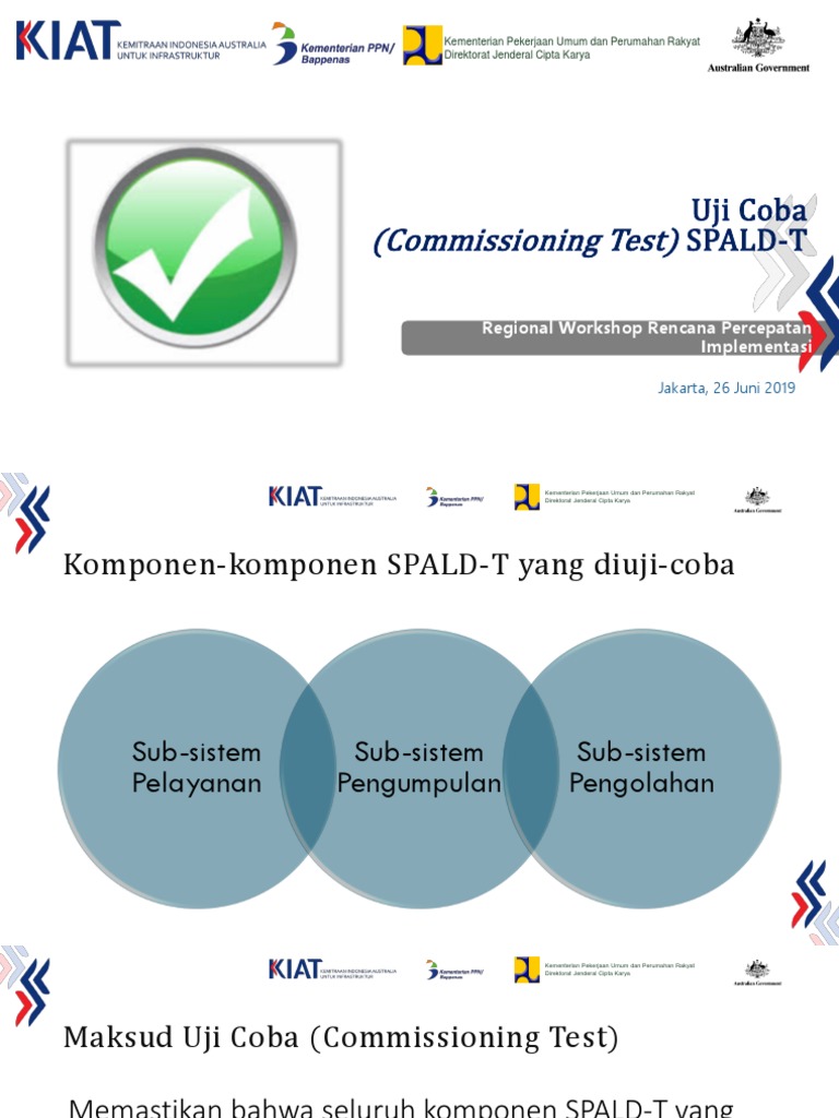 S3 - Uji Coba (Commissioning Test) SPALD-T | PDF