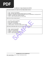 Modified Borg Dyspnea Scale Guide | PDF