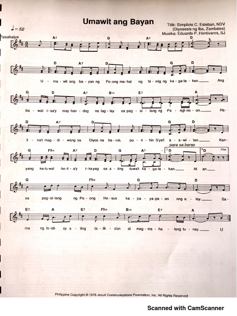 Umawit Ang Bayan | PDF