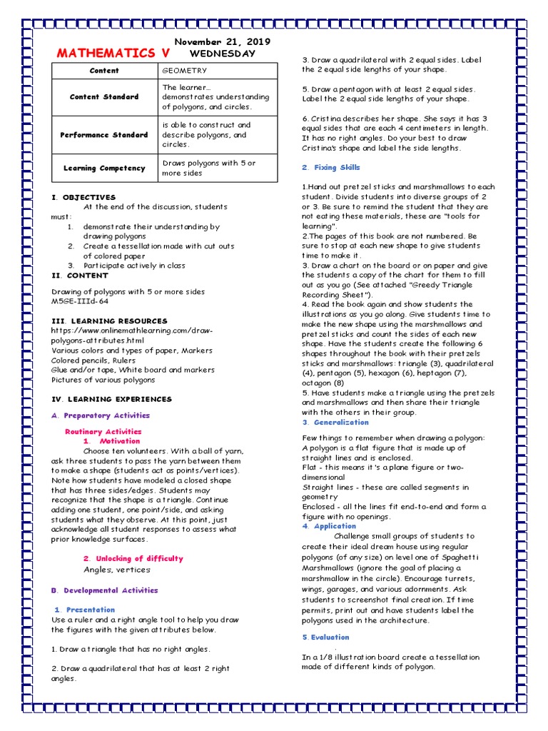Drawing Of Polygon Pdf Shape Polygon