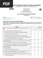 Child Mapping Tool for DepEd Use | PDF | Disability | Cognition