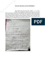 Rumus Energi dan Massa E=mc² Einstein | PDF