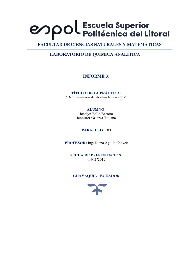 Determinación de Alcalinidad en Agua | PDF | Valoración | Química
